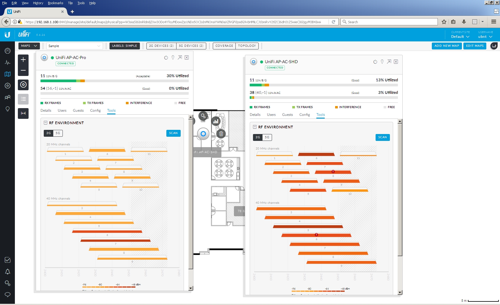 Обзор точки доступа UniFi AP AC SHD (UAP-AC-SDH)
